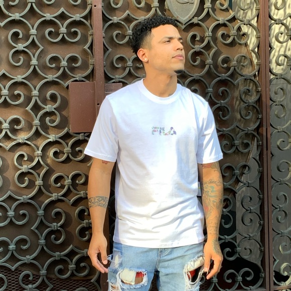 Fila | Shirts | Mens Fila White Short Sleeve Tee Shirt | Poshmark